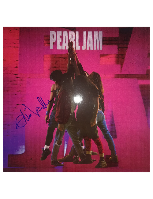 Eddie Vedder Autographed Pearl Jam Ten Vinyl - Authentic Memorabilia