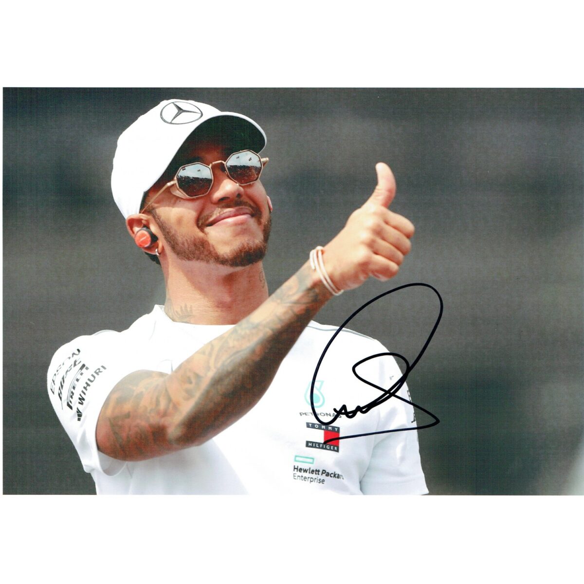 Lewis Hamilton Signed Picture - Authentic Memorabilia