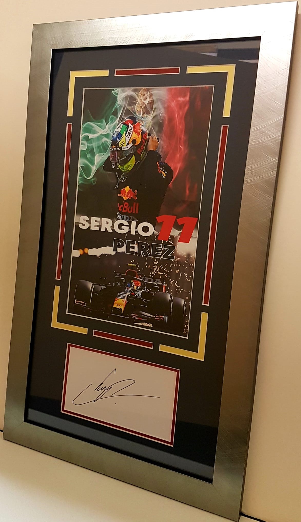 Sergio Perez Autograph - Authentic Memorabilia