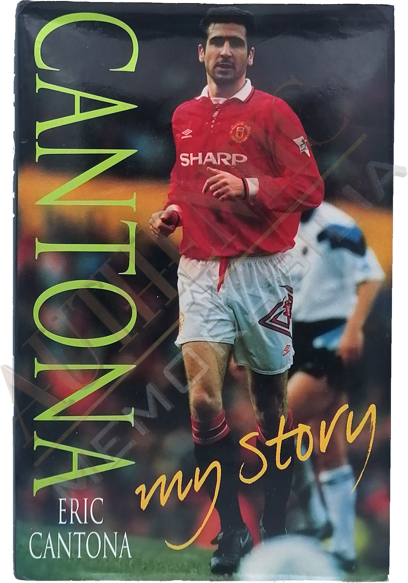 Eric Cantona Signed Book - Authentic Memorabilia